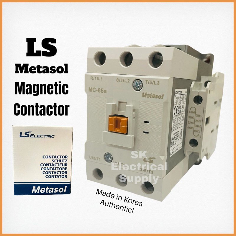 LS MC-65a ELECTRIC MAGNETIC CONTACTOR | Sk Electrical | Shopee Philippines