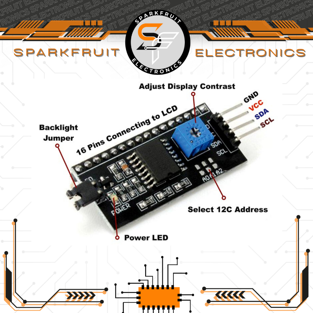 IIC Serial I2C 1602 2004 LCD Adapter Board for Arduino | Shopee Philippines