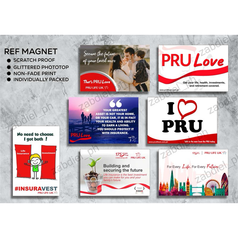 PRU LIFE UK REF MAGNET | Shopee Philippines