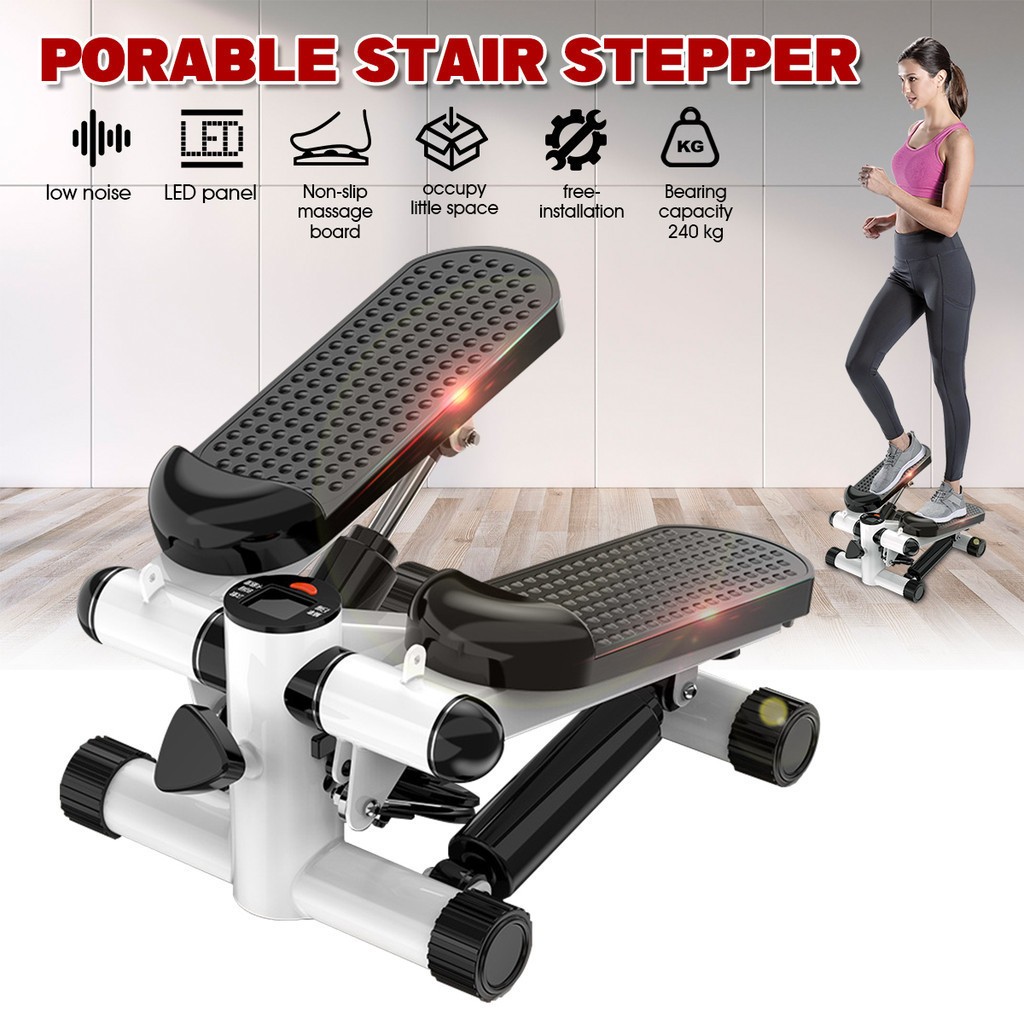 Portable mini stepper home exercise fitness equipment multifunctional ...