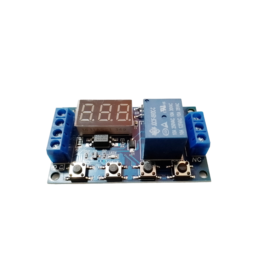 MICRO PC DC 6-30V DIGITAL LED RELAY BOARD CYCLE TIMING CIRCUIT SWITCH TIMER DELAY TRIGGER MODULE ...