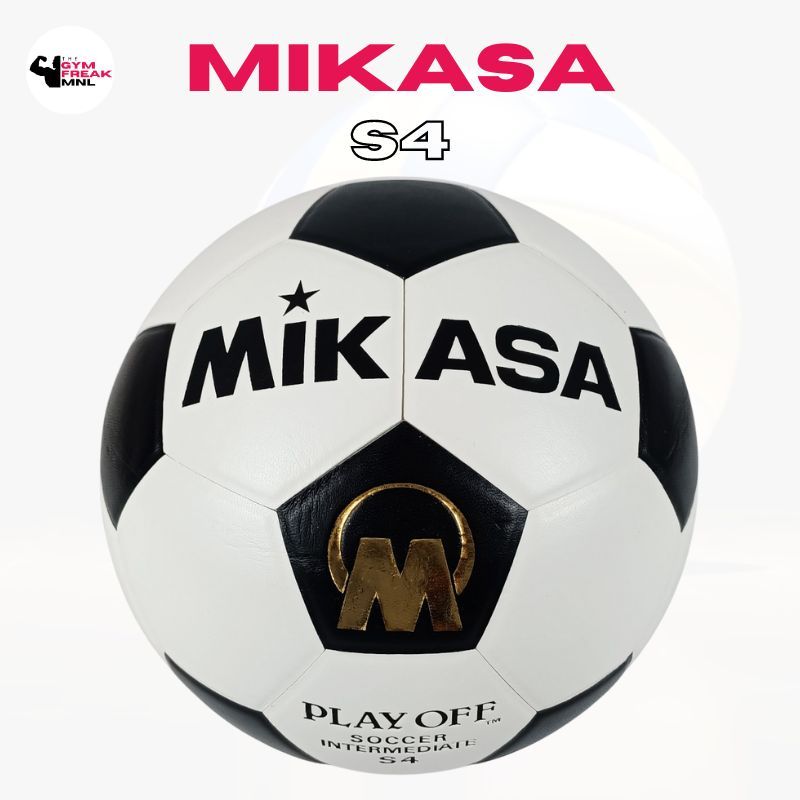 Mikasa Leather Football Soccerball S4 | Shopee Philippines
