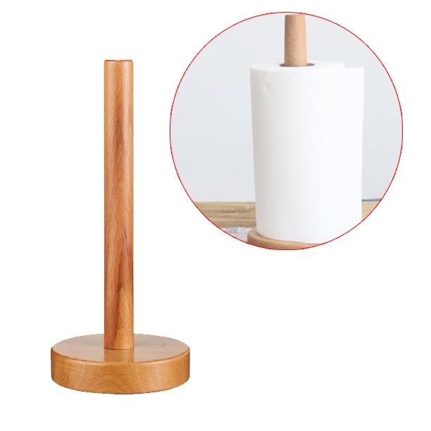 Wood Tissue Holder Kitchen Wood Holder Roll Paper Towel Holder(ASSORTED ...