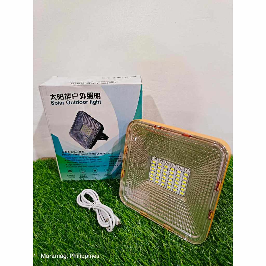 RECHARGEABLE SOLAR LED LIGHT 200W | Shopee Philippines