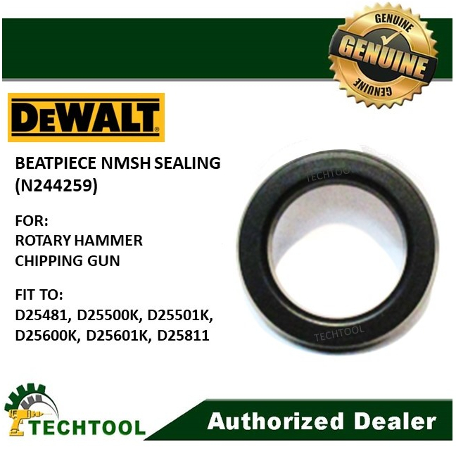 DEWALT BEATPIECE NMSH SEALING for Rotary Hammer, Chipping Gun (N244259 ...