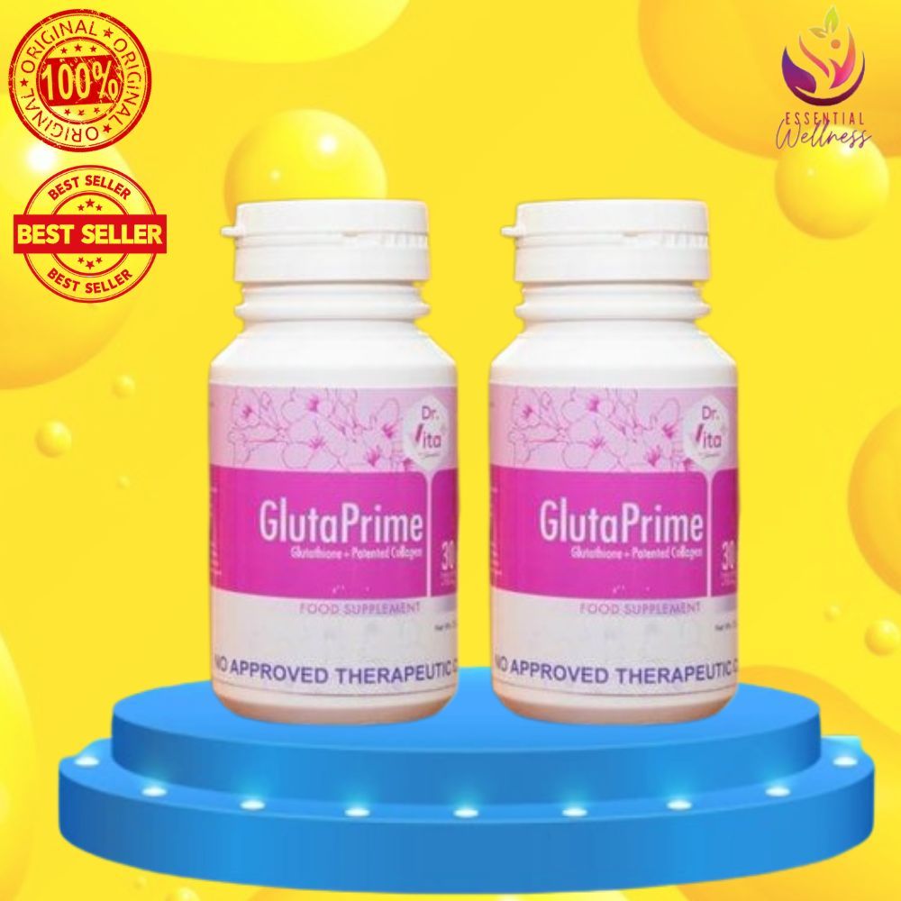 [TWIN PACK] Original Dr. Vita GlutaPrime with Glutathione and Patented ...