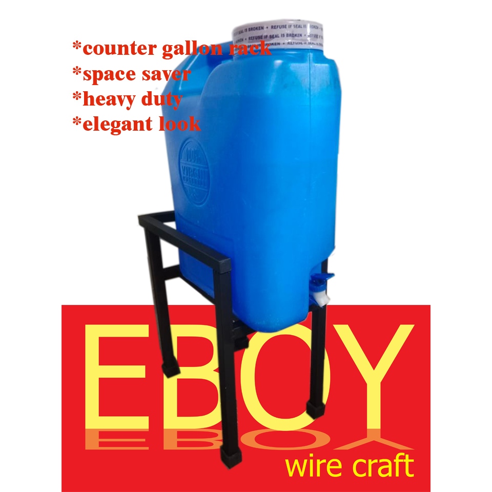 Counter Gallon Holder Single/Plant Rack/Superkalan Standee | Shopee ...