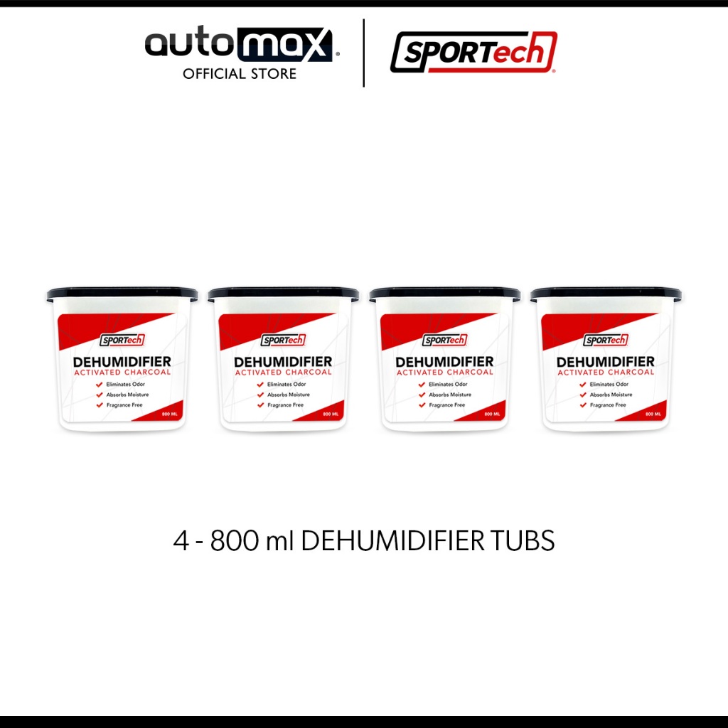 SPORTech Disposable Dehumidifier Activated Charcoal Eliminates Odor ...