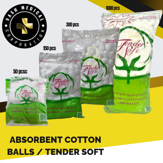 ABSORBENT COTTON BALLS / TENDER SOFT | Shopee Philippines