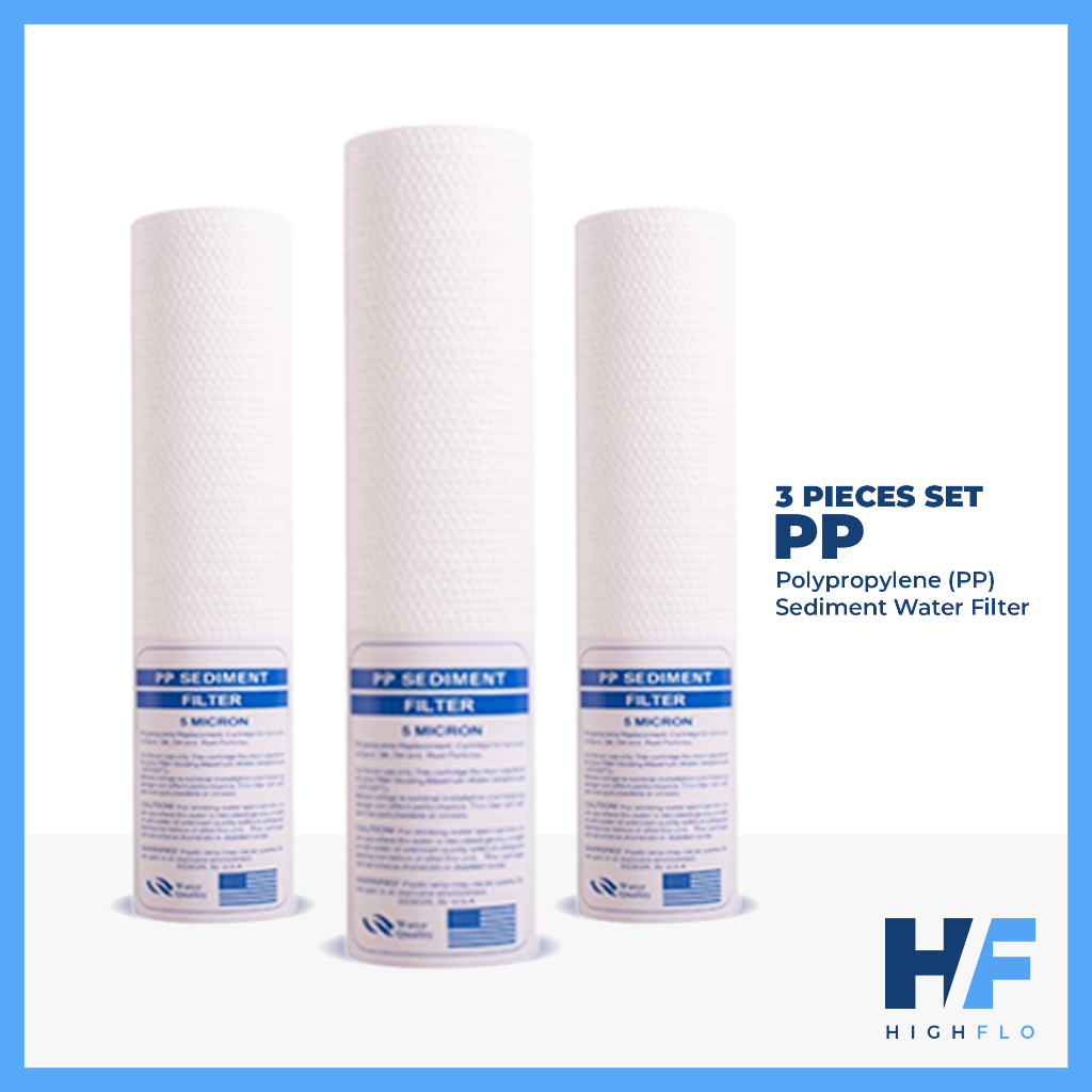 2+1 Package 10 inch PP Sediment Replacement Filter Cartridge 1 or 5 ...