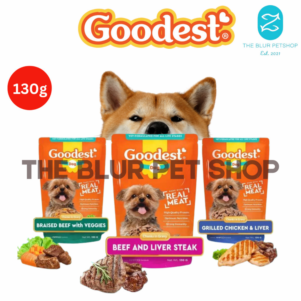 Goodest Dog Wet Dog Food Pouch 130g All Life Stages Pet Essentials ...