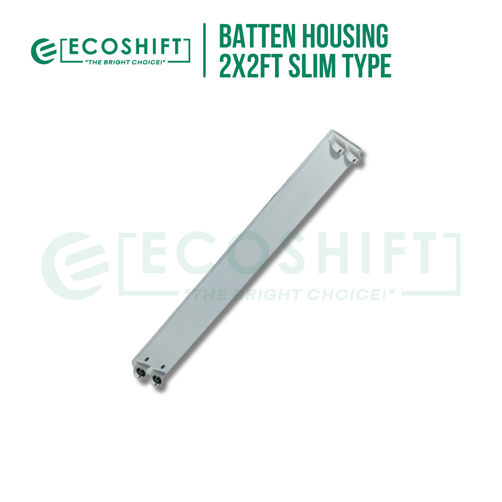 Ecoshift 2x2ft 2×4ft Batten Housing Slim Type | Shopee Philippines