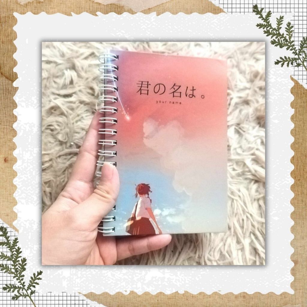 Anime Mini Notebook - Your Name | Shopee Philippines