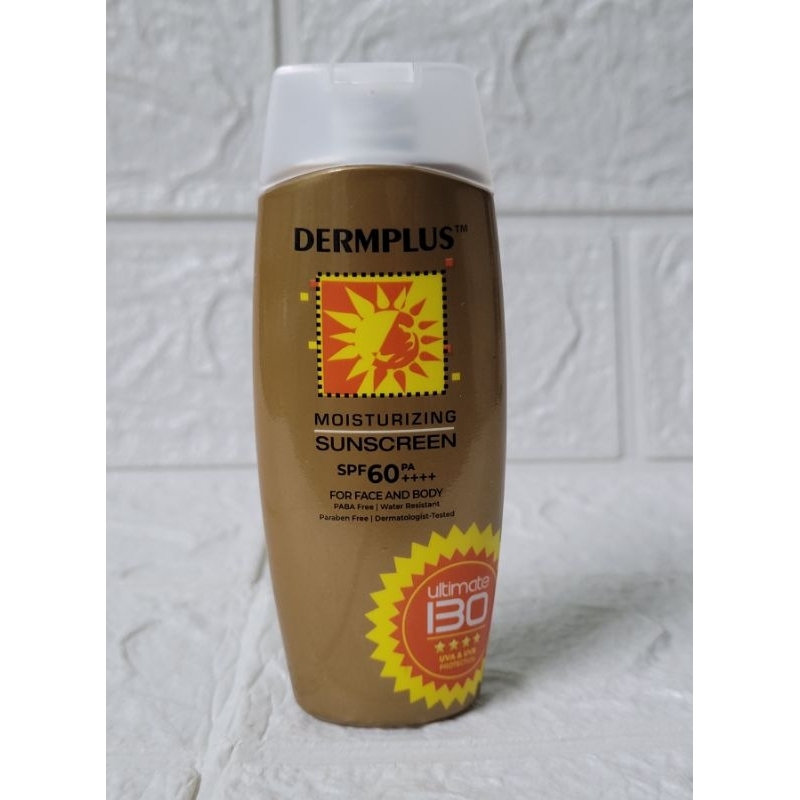 Dermplus moisturizing sunscreen spf60 for face and body ultamate 130 (50ml) | Shopee Philippines