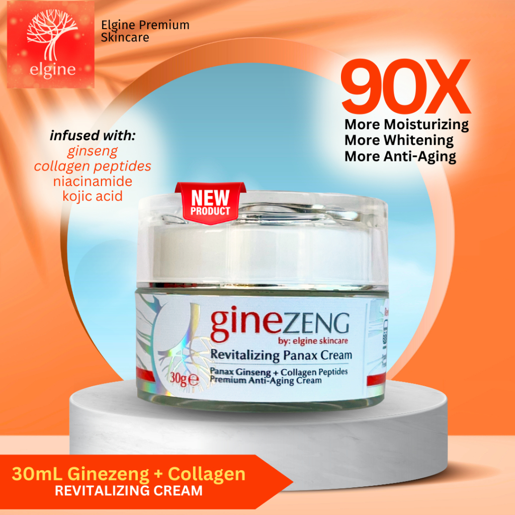 Elgine Ginezeng Premium Ginseng + Collagen Revitalizing Cream ...