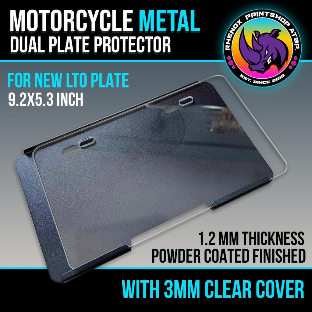Motorcycle Plate Protector Metal/Stainless | Shopee Philippines