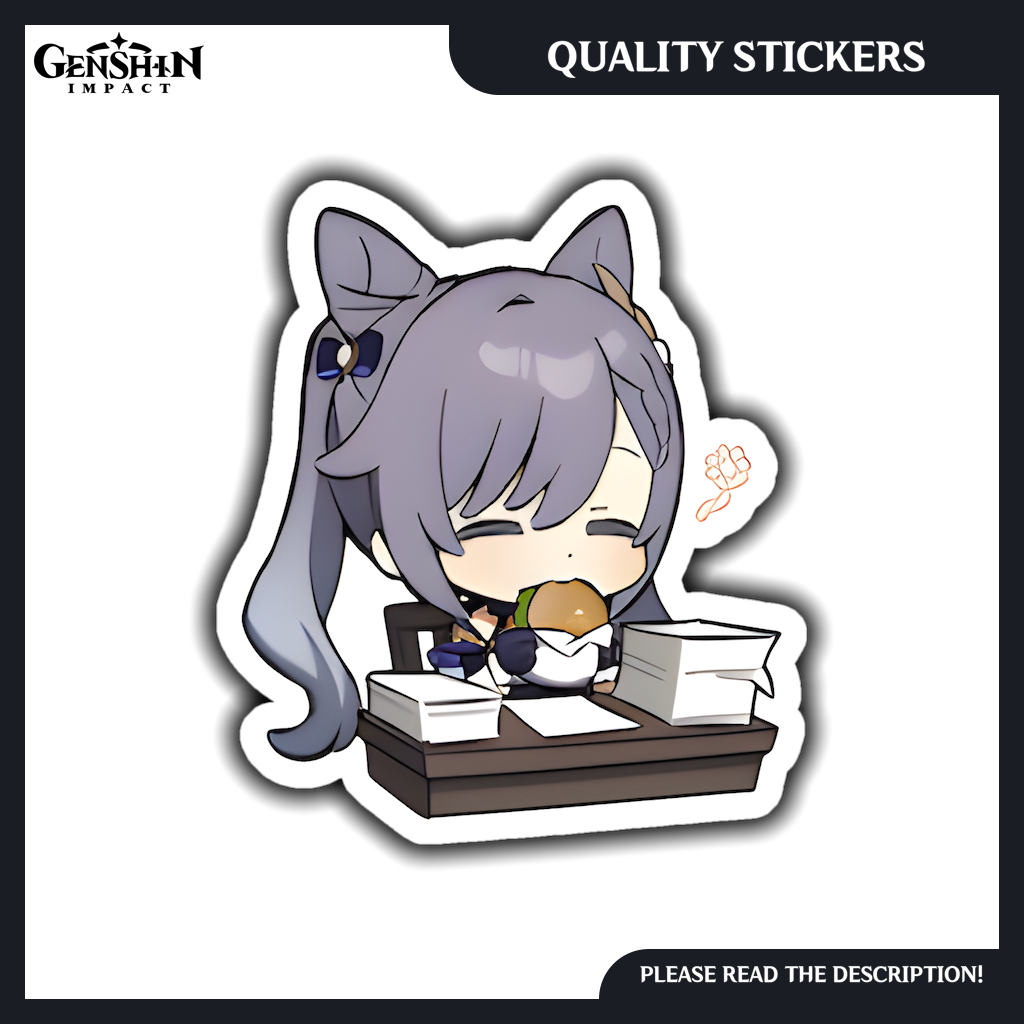Keqing KFC Collab - Genshin Impact Emoji Stickers | Shopee Philippines
