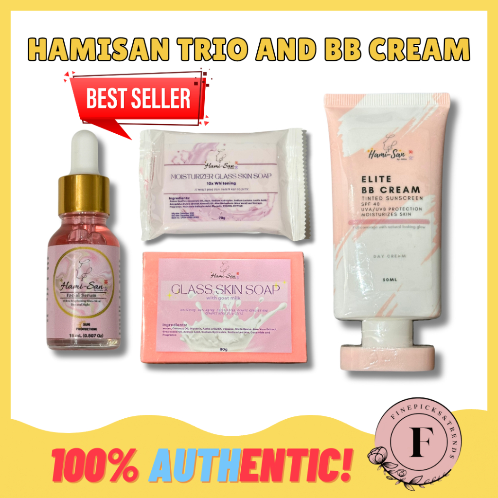 ORIGINAL HAMISAN TRIO - Moisturizer Soap, Glass Skin Soap & Serum ...