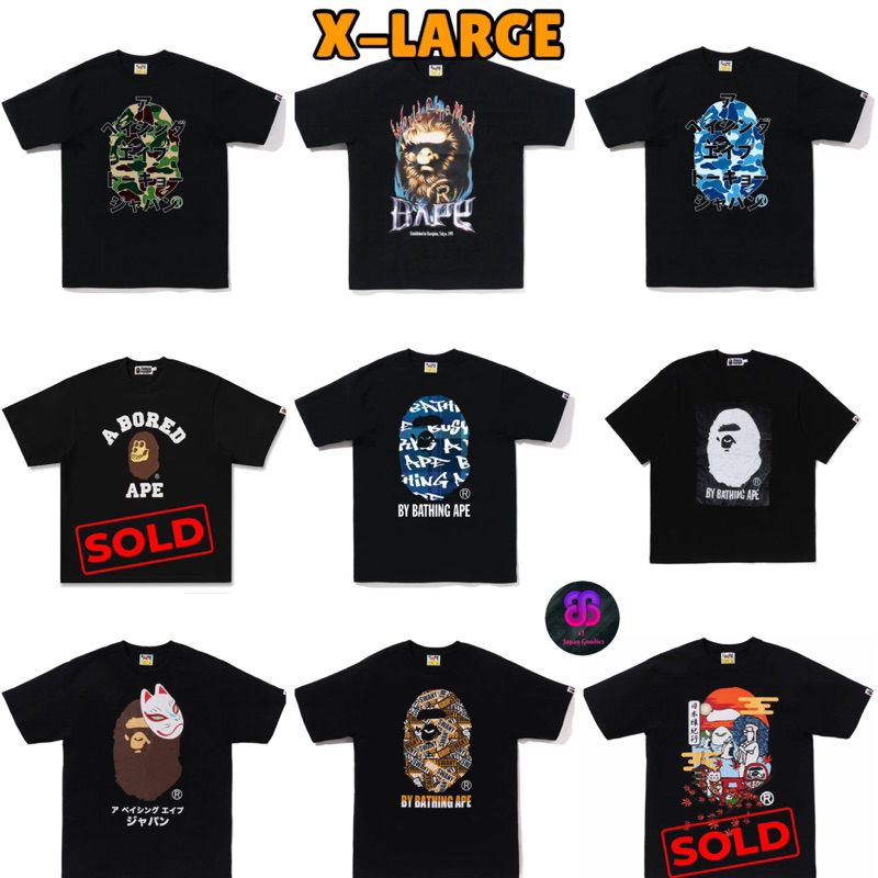 (ON-HAND) Original BAPE items from Japan (XL SIZE ONLY) | Shopee ...