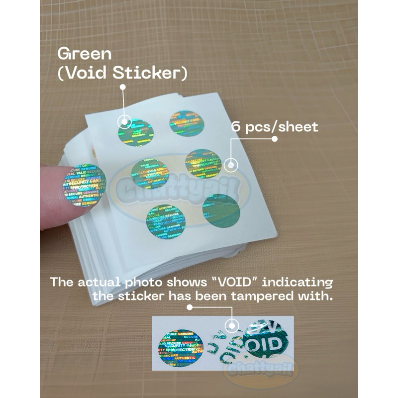 CVV Sticker For Debit and Credit Card Protection with Void and Tamper ...