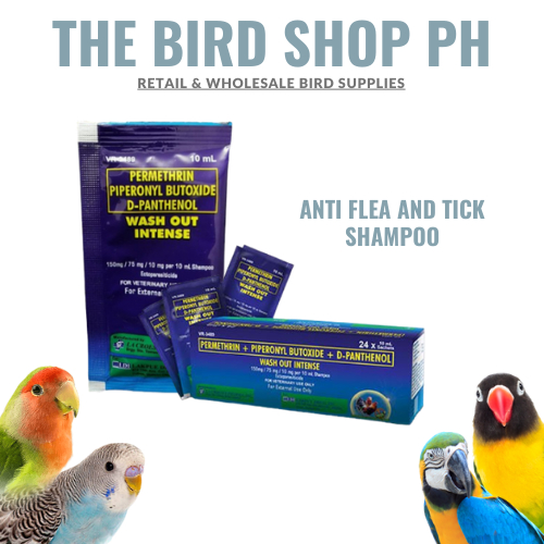 The Bird Shop PH Bird Shampoo Anti flea and tick Wash out sachet ...