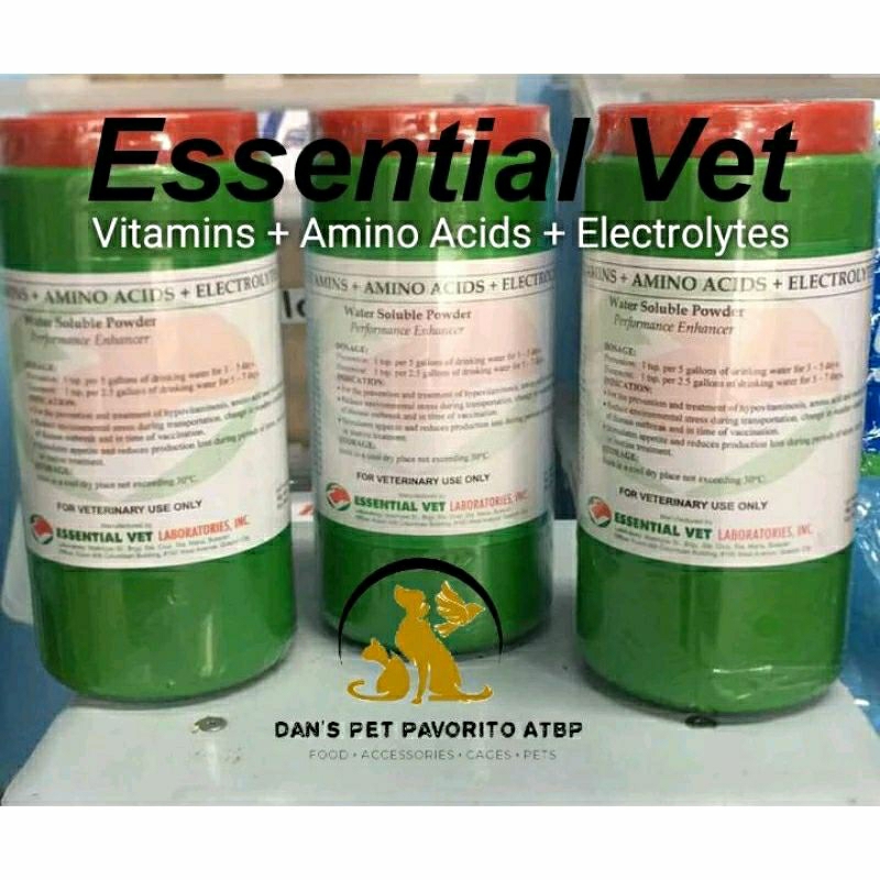 Essential Vet (200 g Repacked) Vitamins + Amino Acids + Electrolytes ...