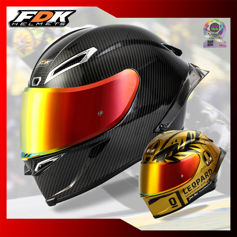 FDK Helmet Full Face Motorcycle Helmet With ICC | Shopee Philippines