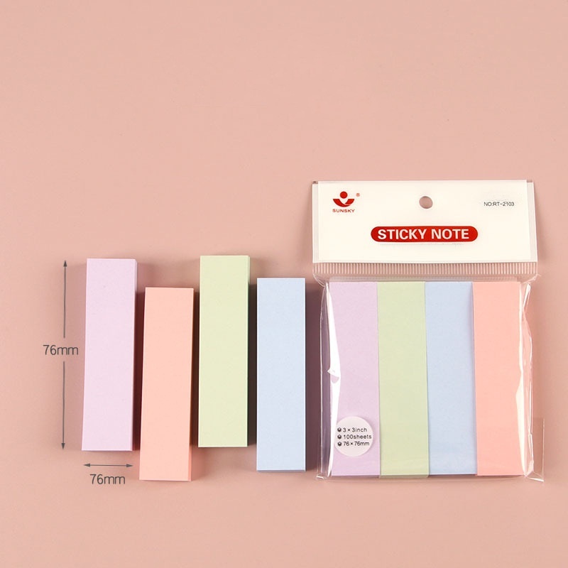 Sticky note 100 sticky note marks Students note the sticky note color ...