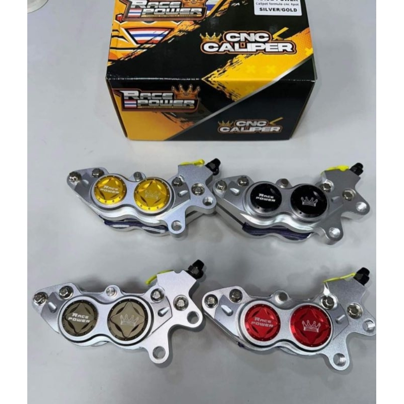 RACE POWER FORMULA CNC 4 POT CALIPER FOR YAMAHA NMAX/AEROX/SNIPER ...