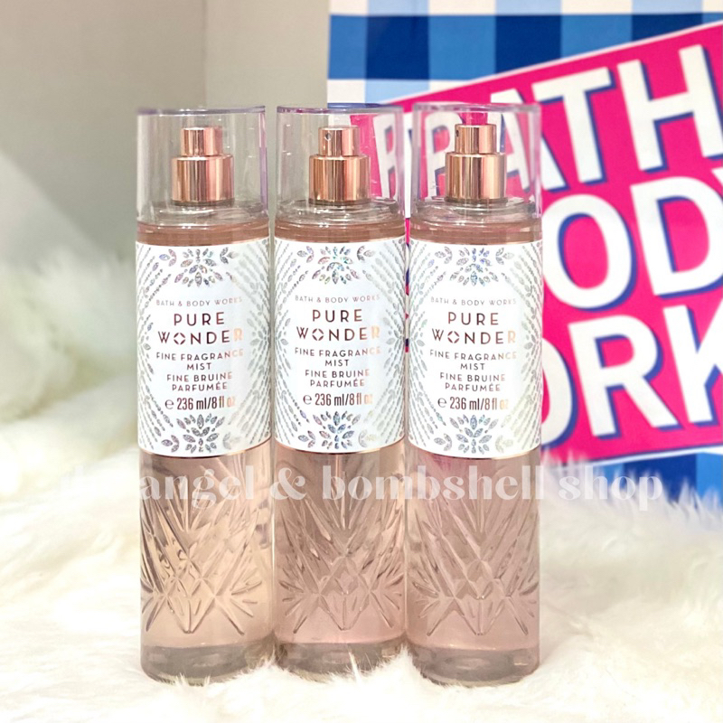 PURE WONDER NEW PACKAGING | Original Bath & Body Works Fragrance Mist ...