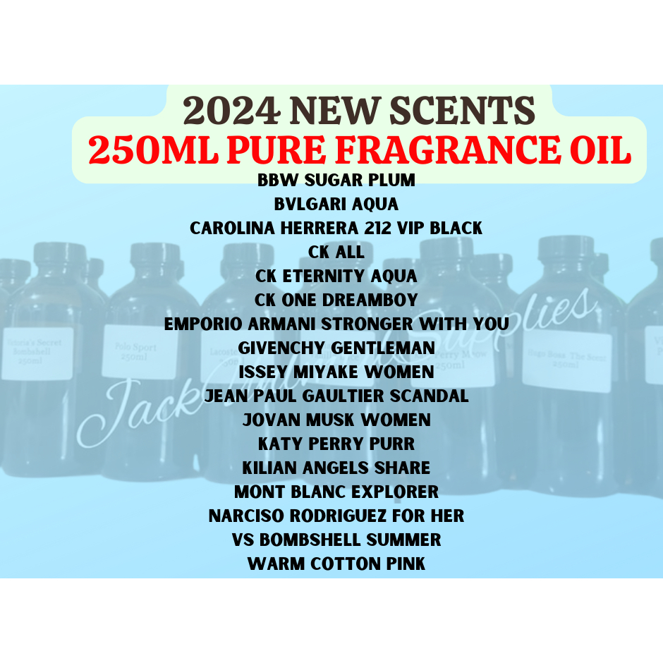 250mL 2024 New Scents (Pure Fragrance Oils) | Shopee Philippines