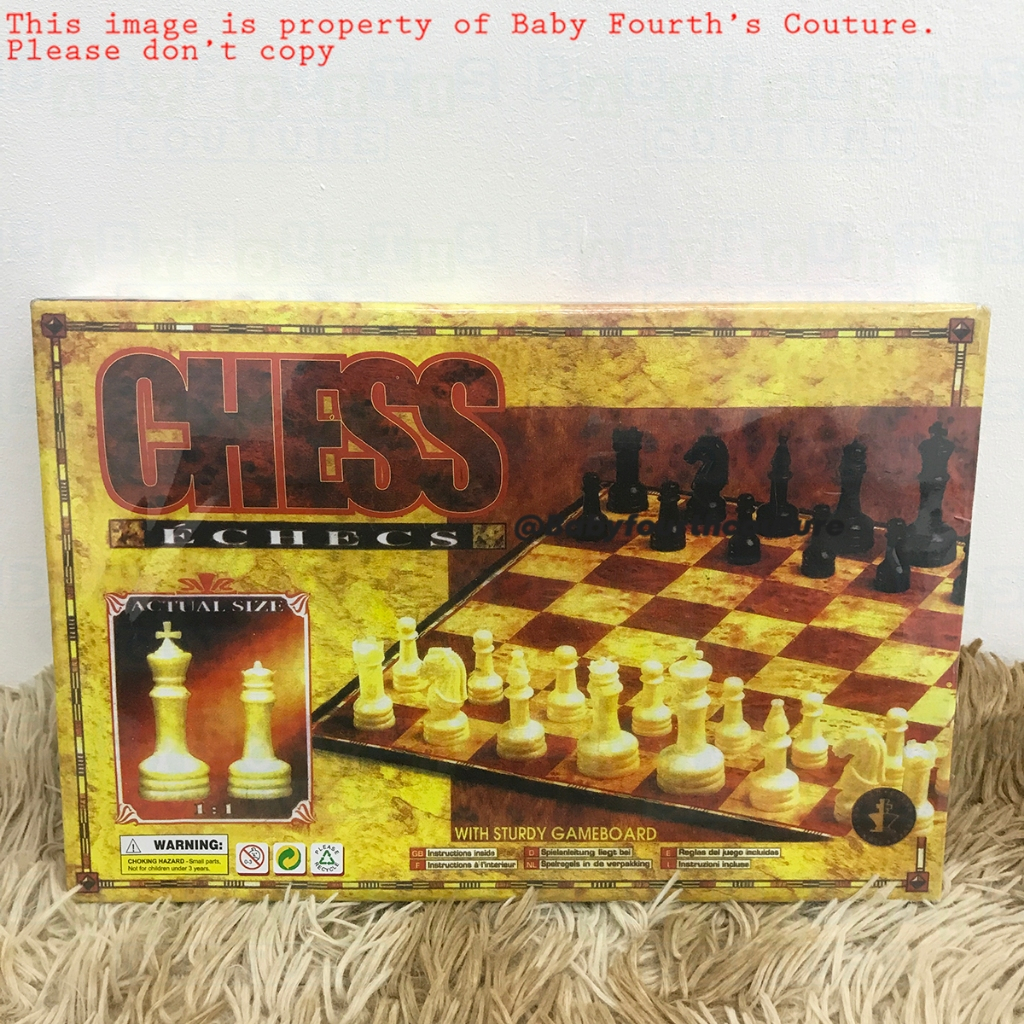 COD Echecs Chess with Sturdy Gameboard Plastic Toy for Kids | Shopee Philippines