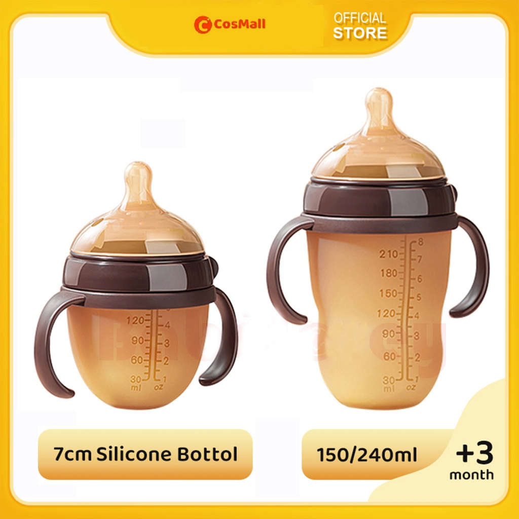 Comotomo Baby Milk Bottle Botol Susu Baby Anti-Bacterial Wide Neck ...
