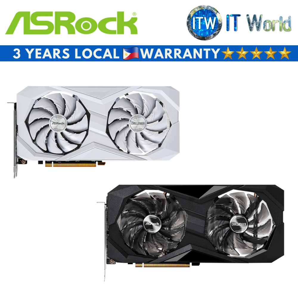 Asrock AMD Radeon RX6600 Challenger/Challenger D 8GB GDDR6 Graphics ...