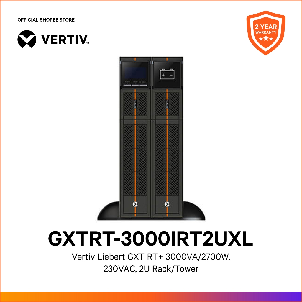 Vertiv™ Liebert® GXT RT PLUS 3000VA/2700W, 230VAC, 2U Rack/Tower Online UPS | Shopee Philippines