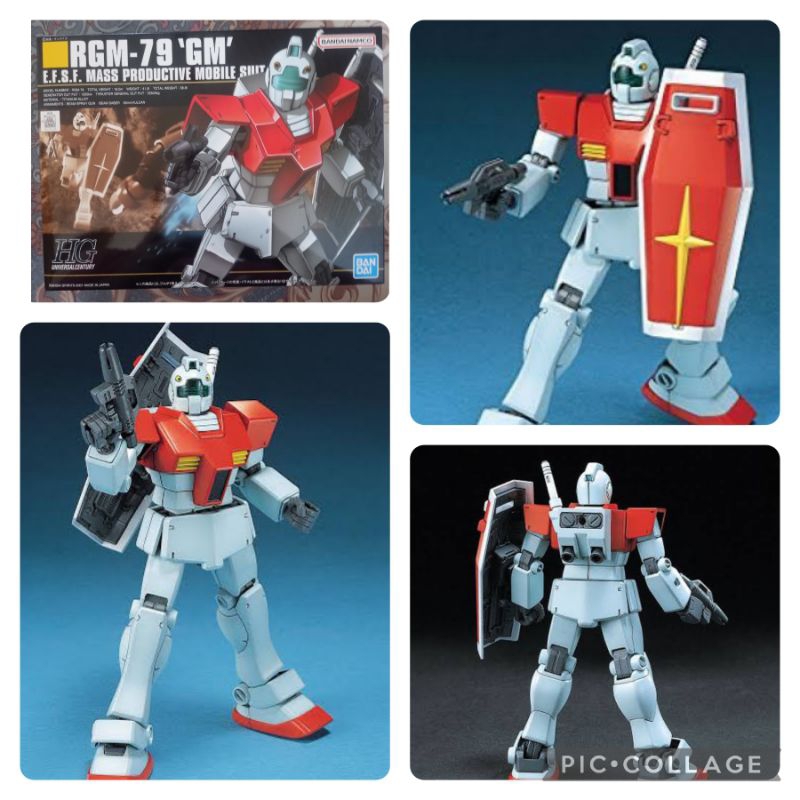 Bandai GM High Grade 1/144 Gundam mecha robot model kit toys action ...