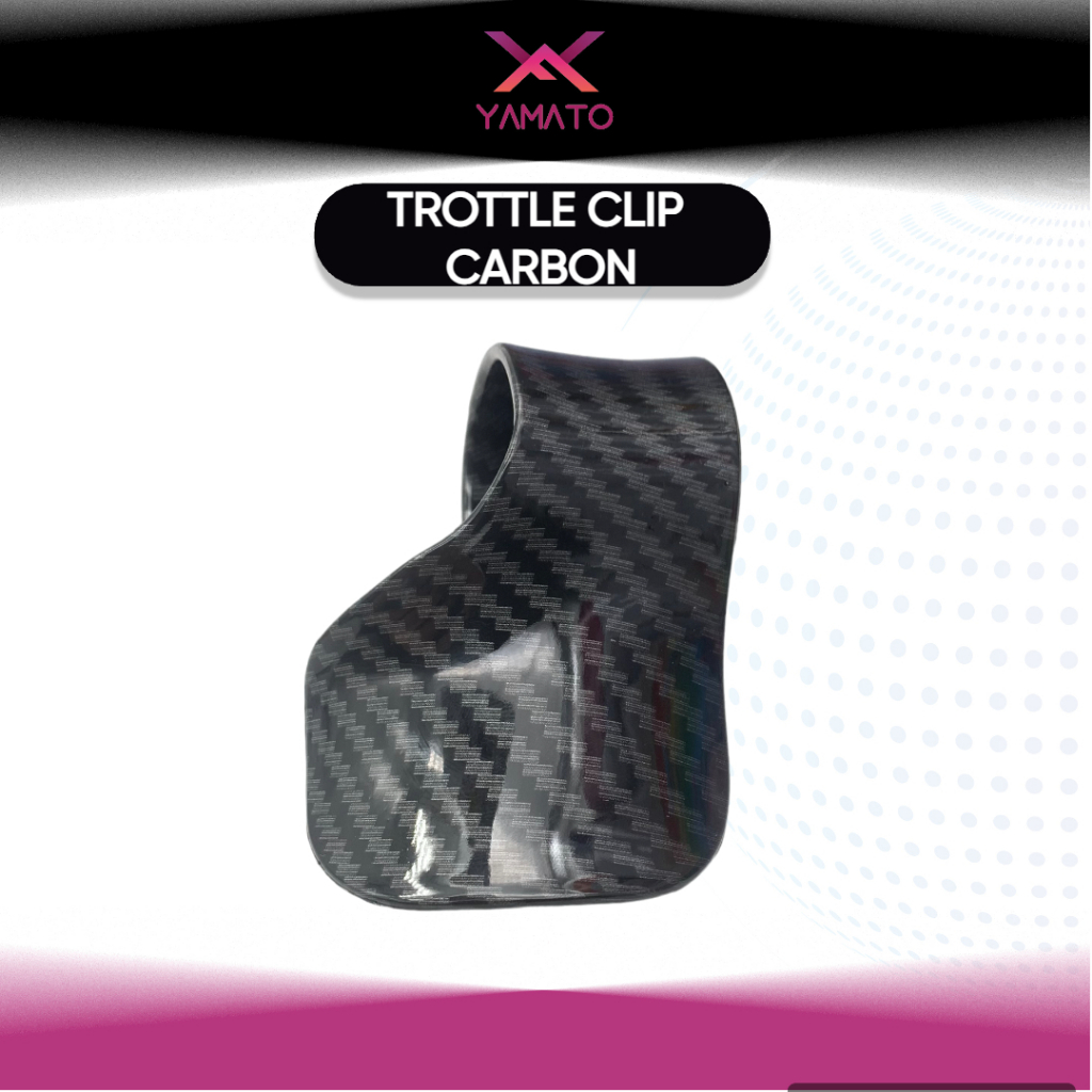 YAMATO MOTORCYCLE THROTTLE CLIP CARBON | Shopee Philippines