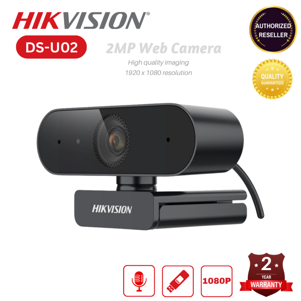 Hikvision Dsu02 2Mp Web Camera 2 Years Warranty | Shopee Philippines