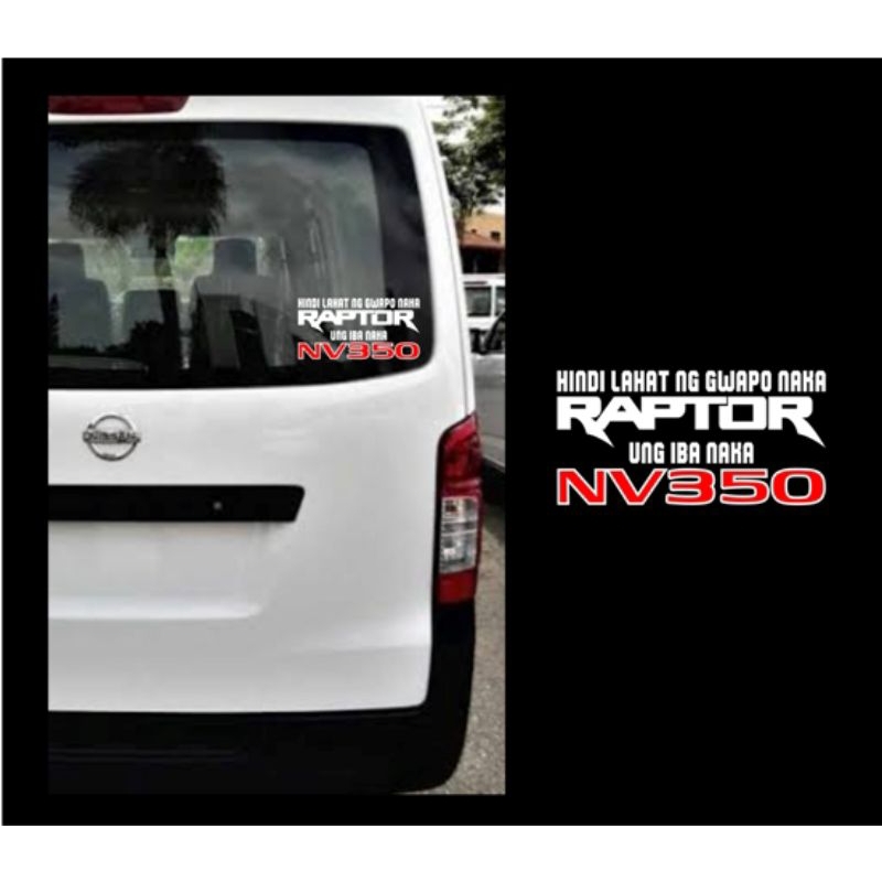 Nissan Escapade NV350 Funny Sticker | Shopee Philippines