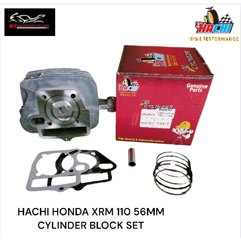 HACHI HONDA XRM 110 56MM CYLINDER BLOCK SET | Shopee Philippines