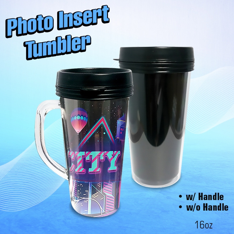 Photo Insert Tumbler with Handle and Tumbler no Handle 16oz | Shopee ...