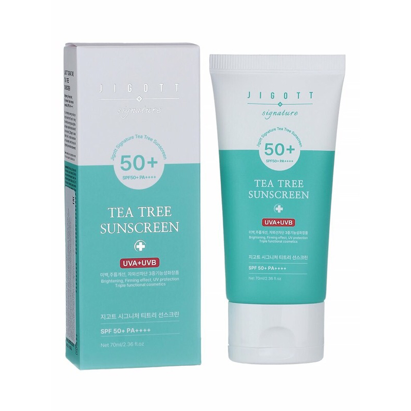 JIGOTT Signature Tea Tree Sunscreen - 70ml SPF50+ PA++++ | Shopee ...