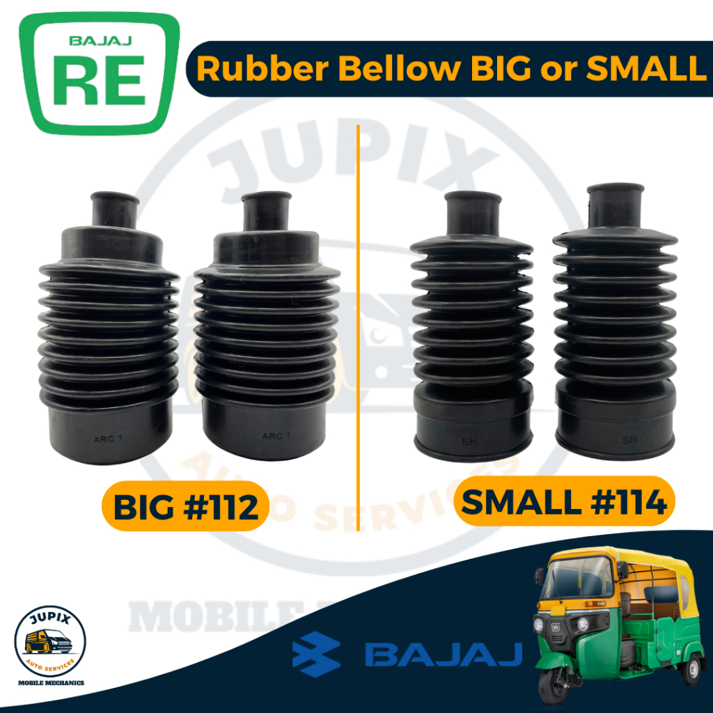 Bajaj RE - Rubber Bellow BIG or SMALL (2 pcs) | Big [#112] Small [#114 ...