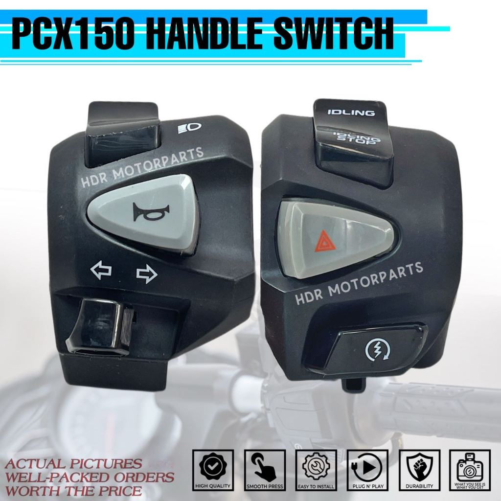 HDR HONDA PCX150 / PCX 150 LEFT & RIGHT HANDLE SWITCH MOTORCYCLE PARTS ...