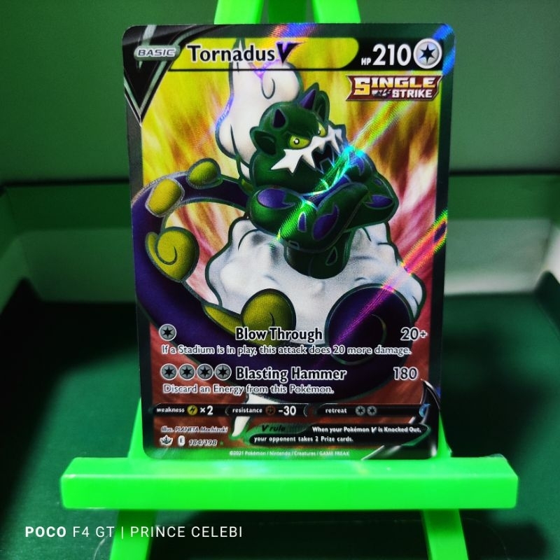 Pokemon TCG - Tornadus V Full Art | Shopee Philippines