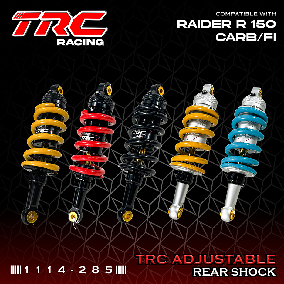 TRC RACING I-TECH SERIES MONOSHOCK for Raider Carb/FI 1114-285 | Shopee ...