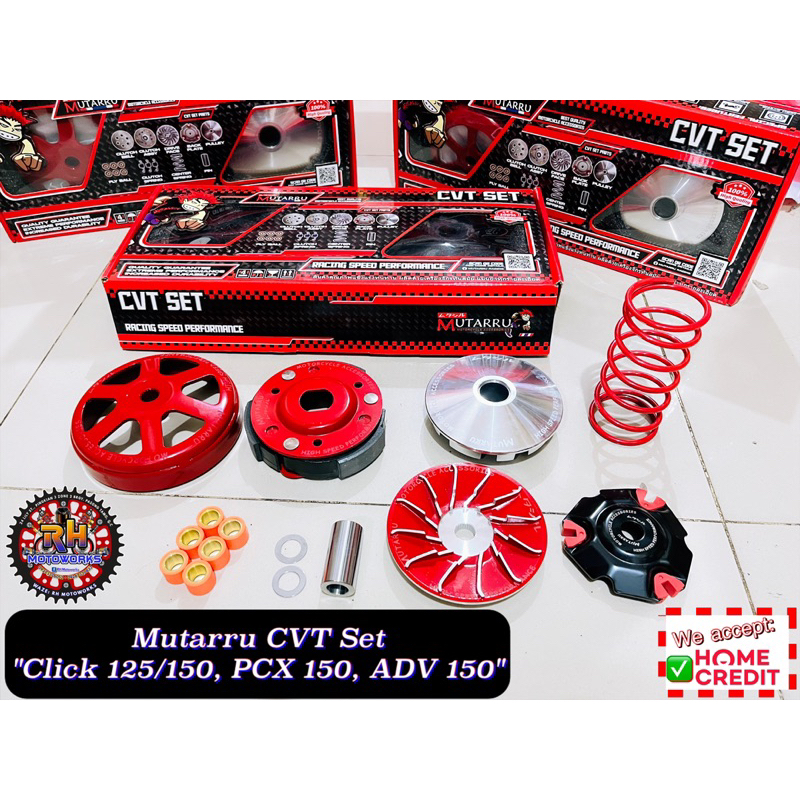 MUTARRU CVT SET for HONDA CLICK 125/150, PCX 150, ADV 150, BEAT CARB/FI ...