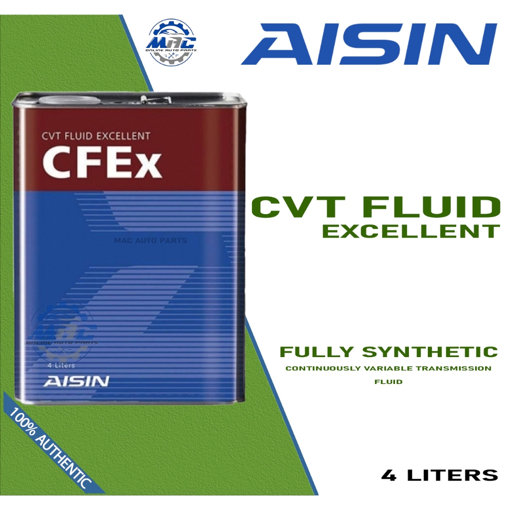 AISIN CFEX CVT FLUID 4L & 1L Continuously Variable Transmission Fluid ...