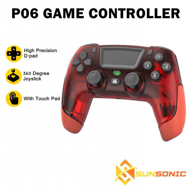 Bsp P06 Wireless Gamepad Gaming Controller For P4, P3 Switch PC And Os ...