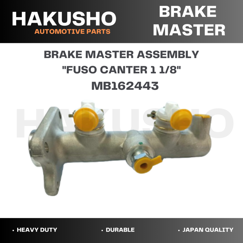 BRAKE MASTER ASSY. FUSO CANTER 1 1/8 (MB162443) HAKUSHO JAPAN QUALITY ...